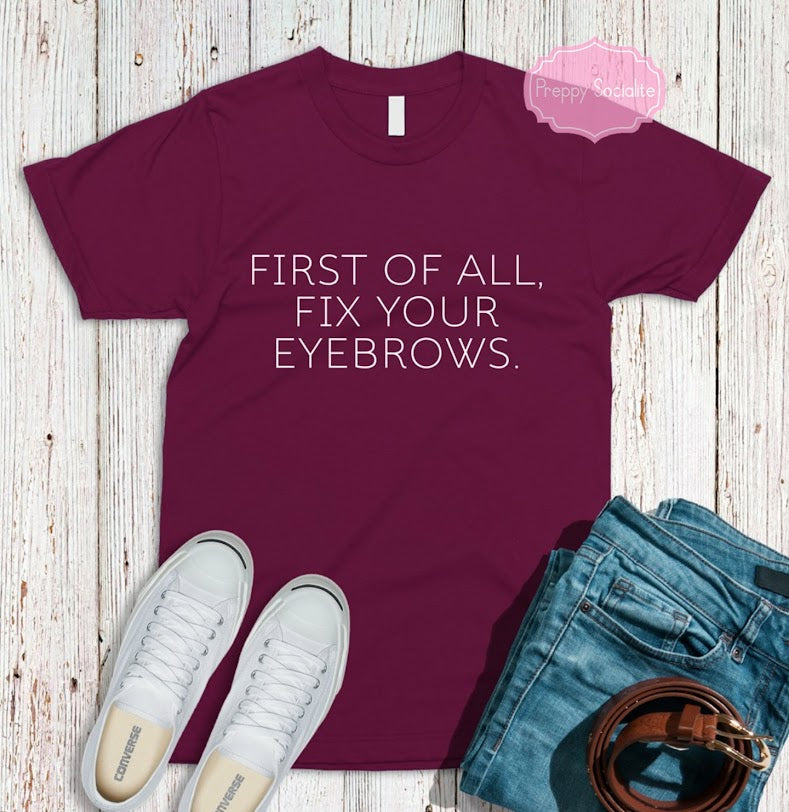First of All Fix Your Eyebrows – Preppy Socialite